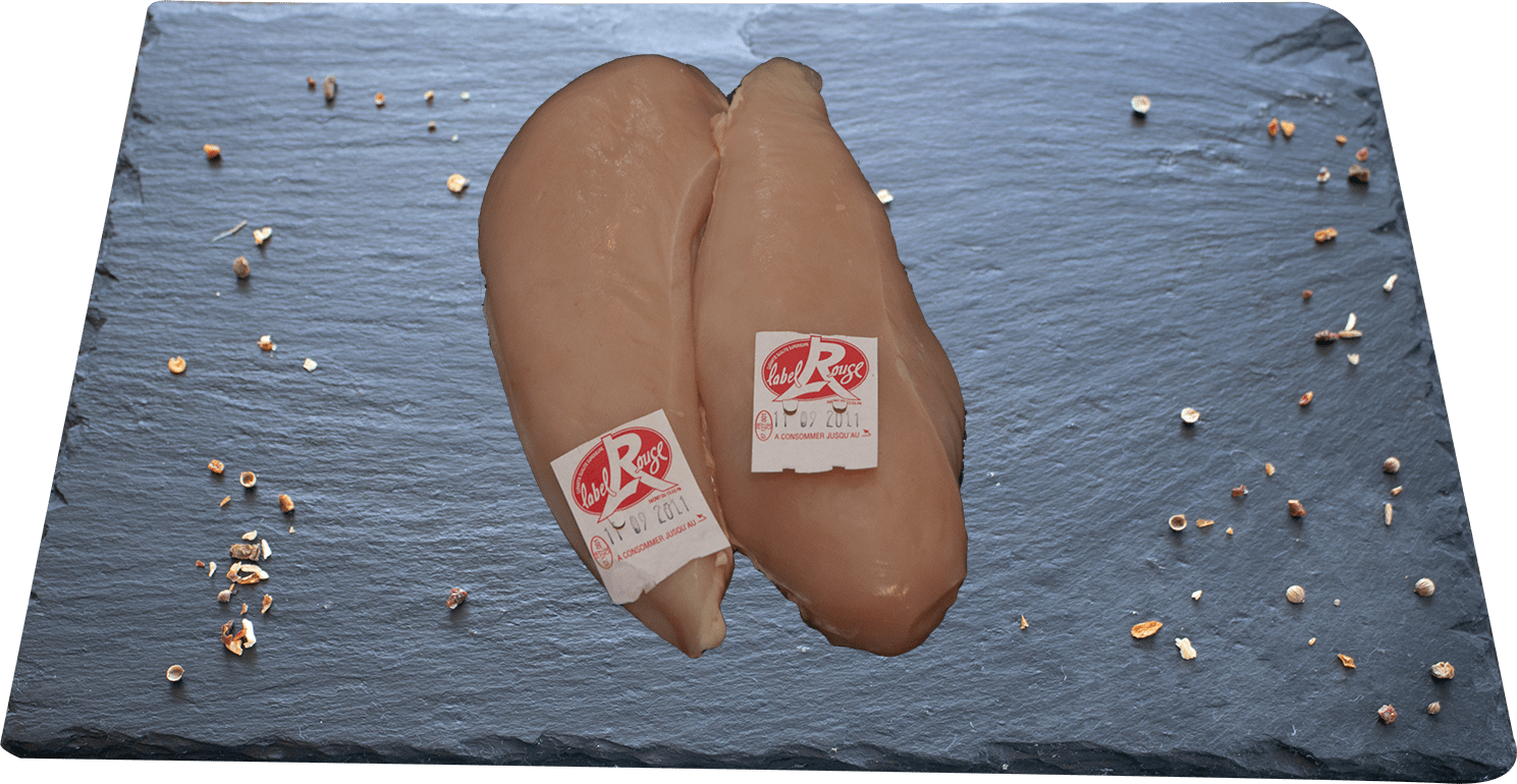 Farm-reared Label Rouge Range - Traditional butcher’s stand - In my ...